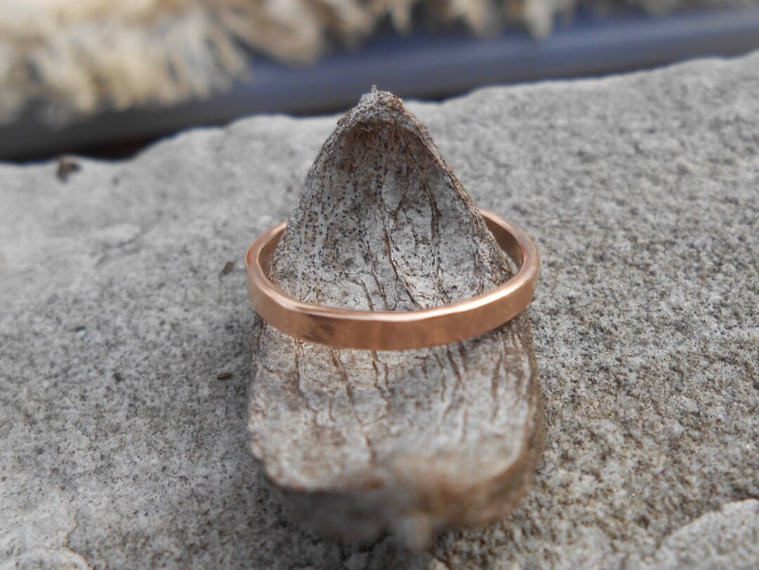 14kt Rose Gold Midi Ring, Pinky Ring, Toe Ring Adjustable - Etsy