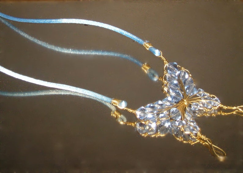 Blue Crystal Butterfly - Etsy