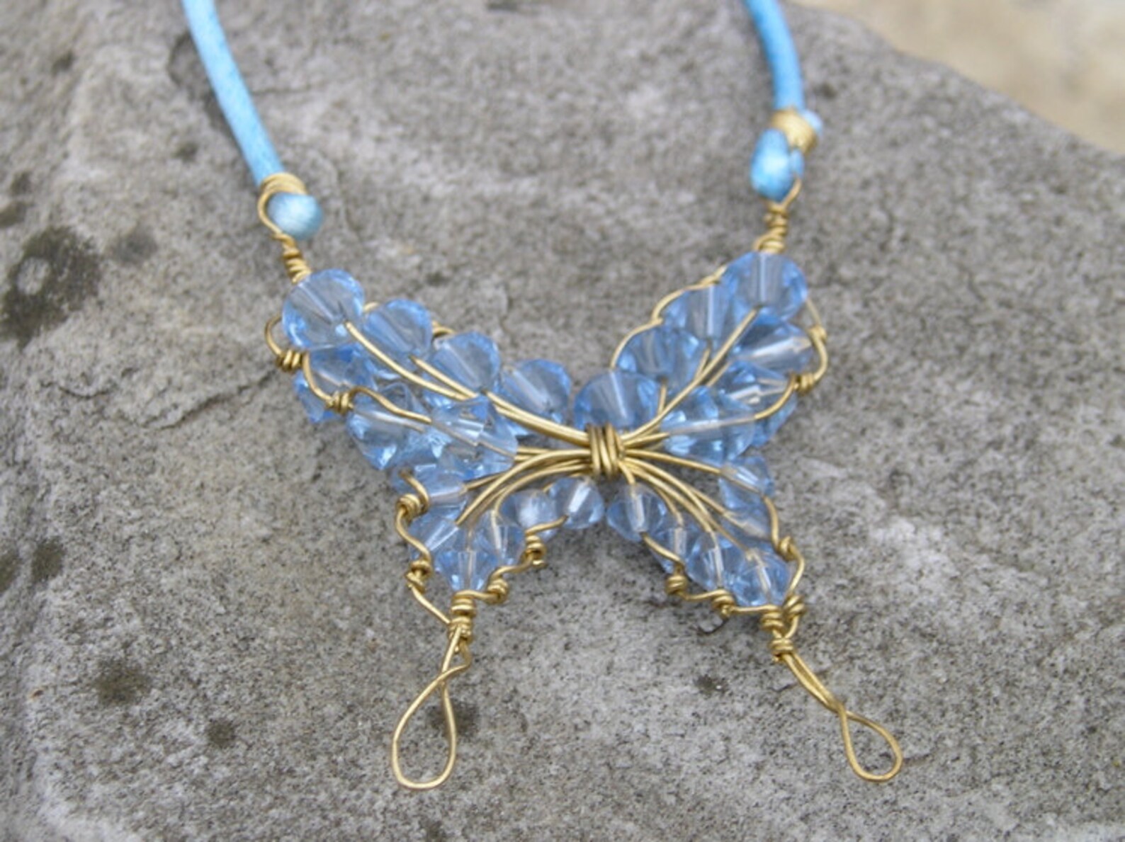Blue Crystal Butterfly - Etsy