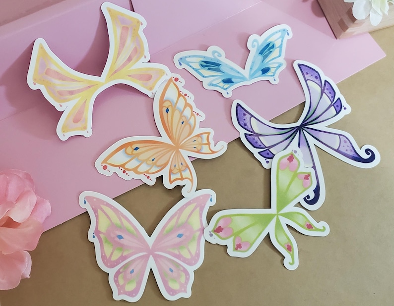 Winx Club Enchantix Vinyl Stickers - 6 Styles - Etsy