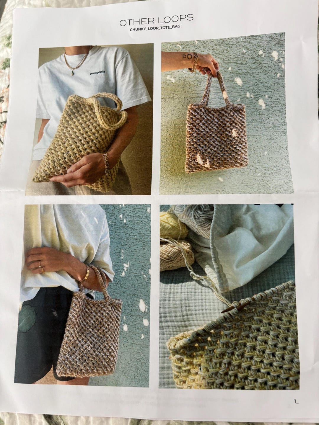 Other Loops Chunky Tote Bag Knitting Kit - Etsy