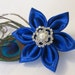 Small Royal Blue WEDDING Hair Clip Something Blue Bridal - Etsy