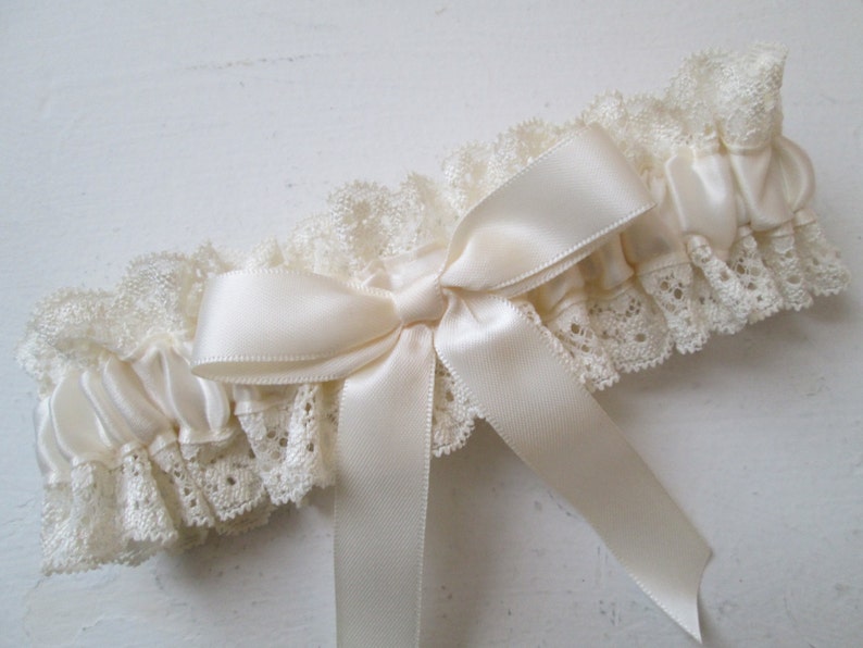 Ivory WEDDING Garter Ivory Prom Garters Ivory Lace Garter - Etsy