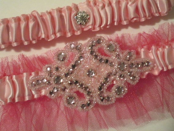 Pink Garter For Wedding
