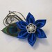 Small Royal Blue WEDDING Hair Clip Something Blue Bridal - Etsy