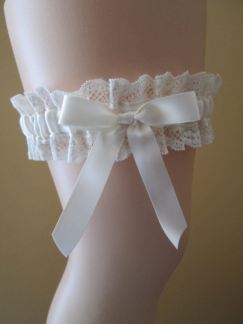 Ivory WEDDING Garter Ivory Prom Garters Ivory Lace Garter - Etsy