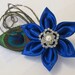 Small Royal Blue WEDDING Hair Clip Something Blue Bridal - Etsy