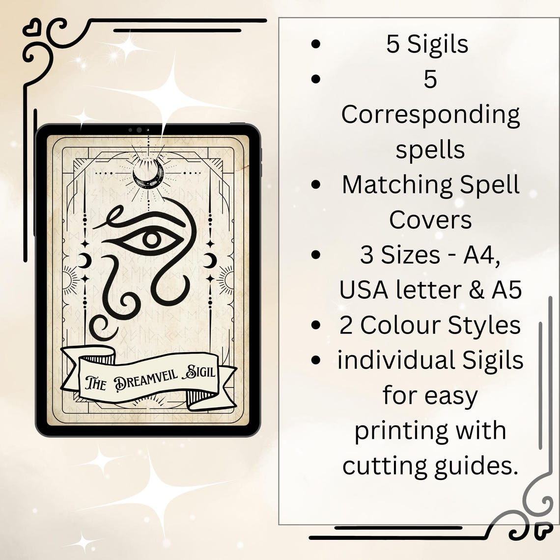 Divination Sigils and Spells | 5 Intuition and Clarity Pages | Book of ...
