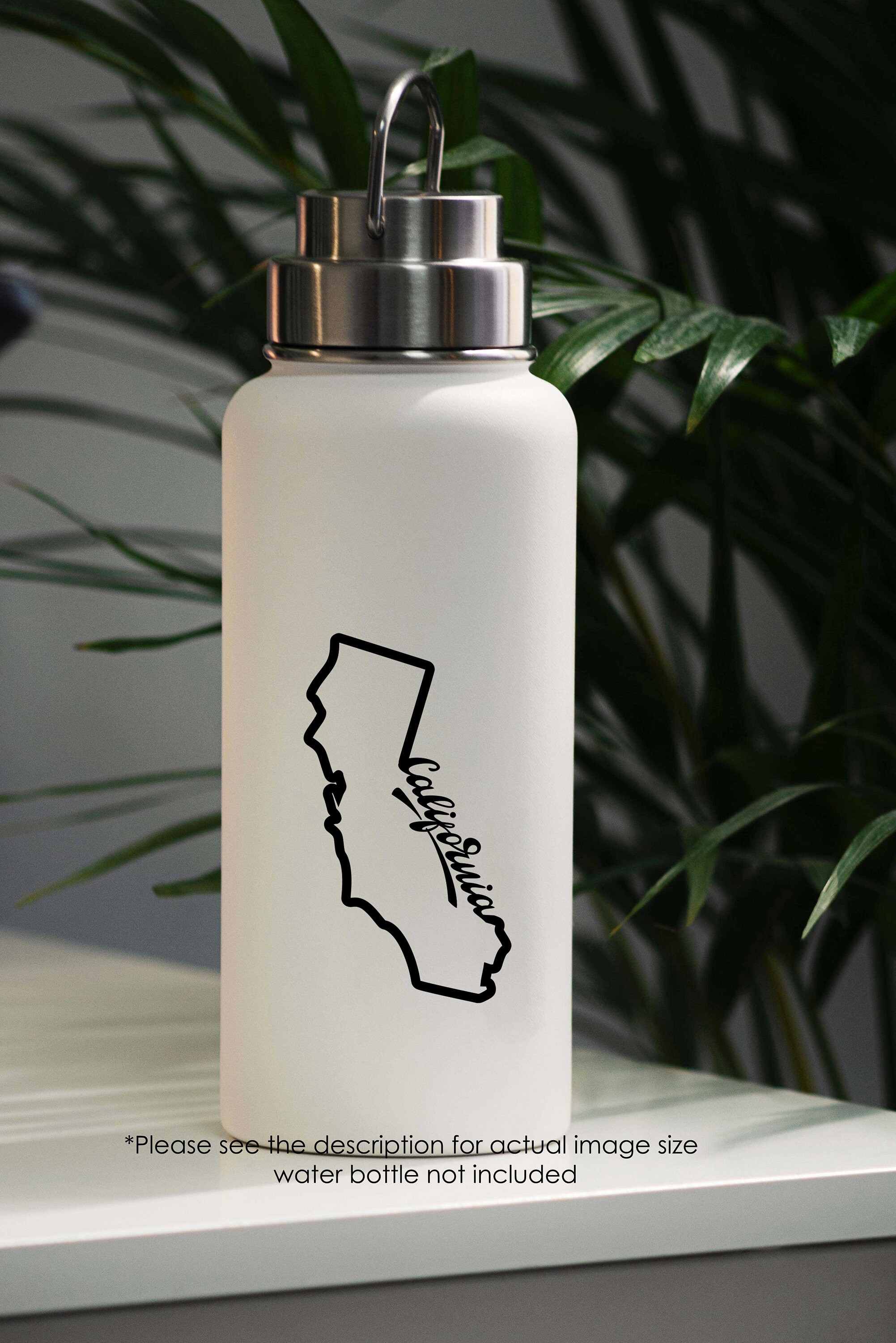 California Outline Permanent Vinyl Decal Sticker, Truck Decal, Car ...