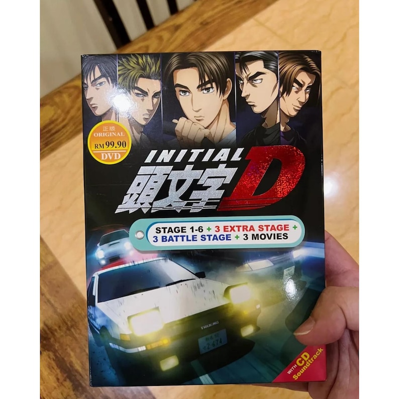 Initial D Anime DVD Box Set: Seasons 1-6 + Extra/battle Stages - Etsy