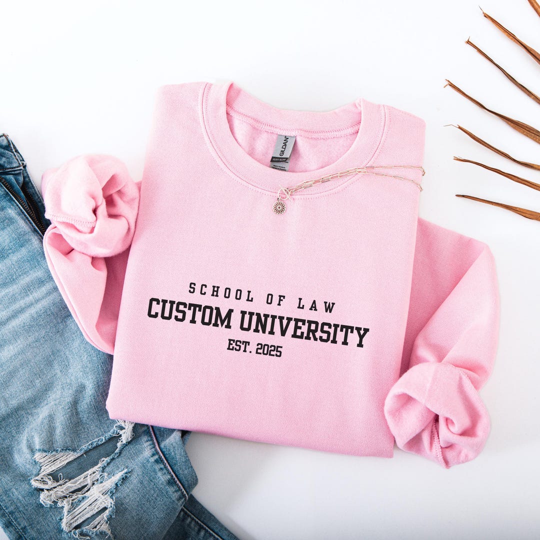 Custom University Law School Shirt, Personalized College Tee ...