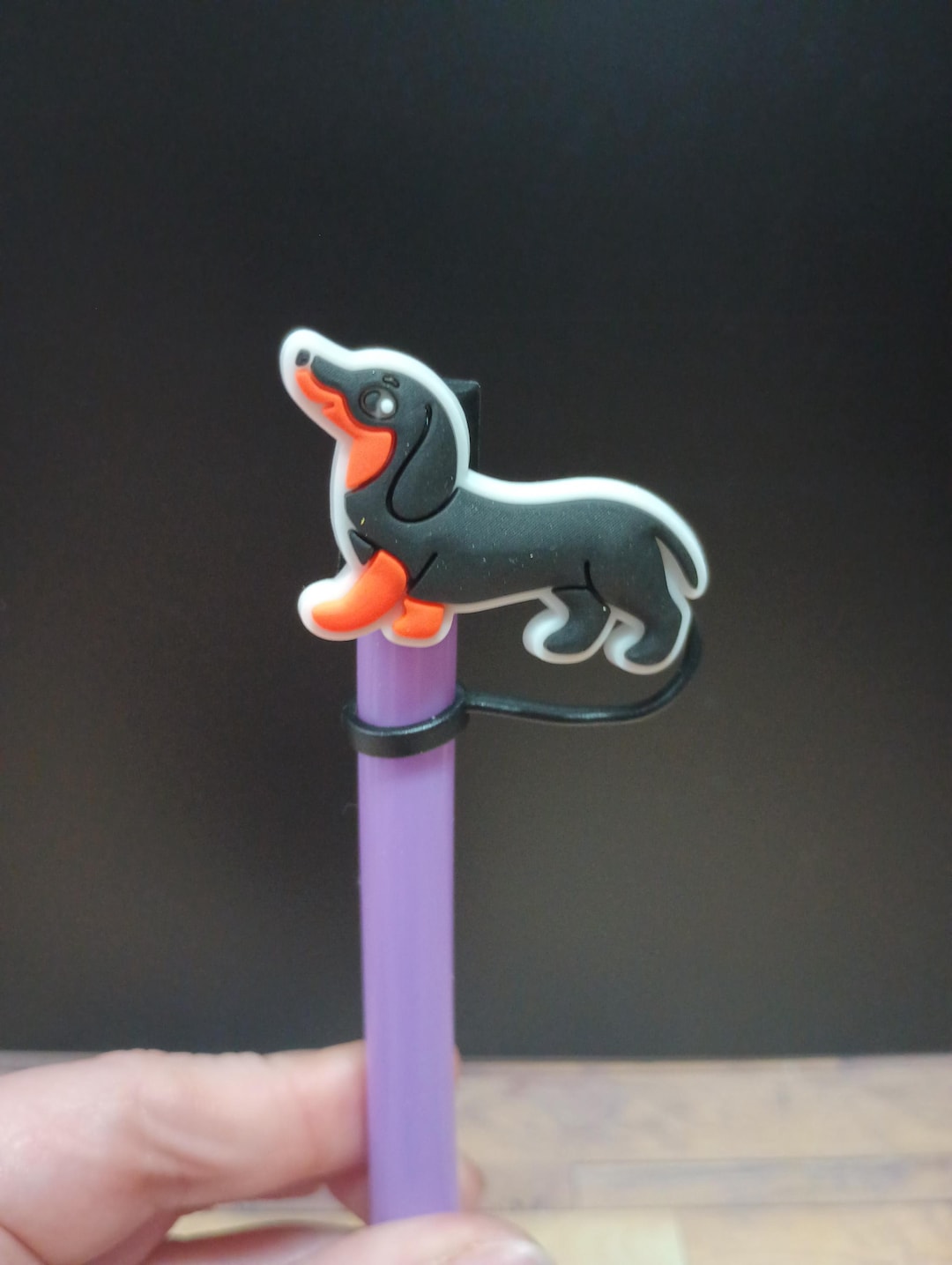 Dachshund Straw Toppers - Etsy