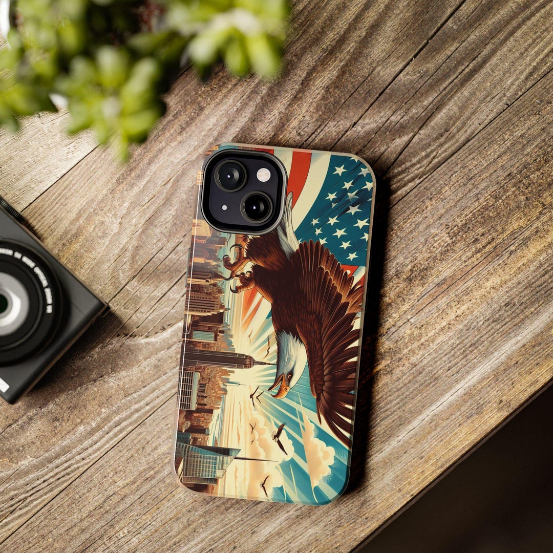 Cute Eagle USA Tough Phone Cases - Etsy