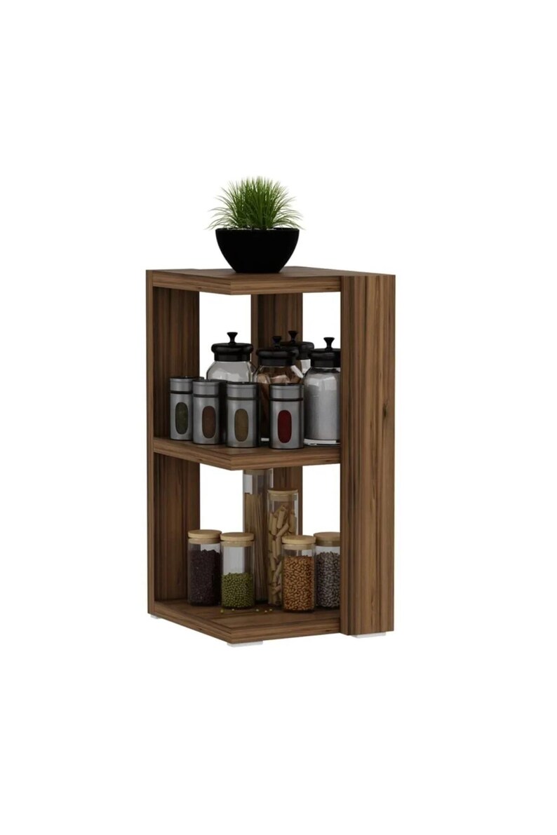 Modern 2-tier Kitchen Spice Rack: Countertop Organizer - Etsy