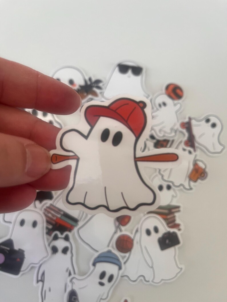 Ghost Stickers: Spooky Kawaii Designs - Etsy Australia