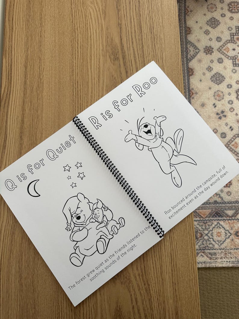 My First Abcs Book Winnie the Pooh Digital Files - Etsy