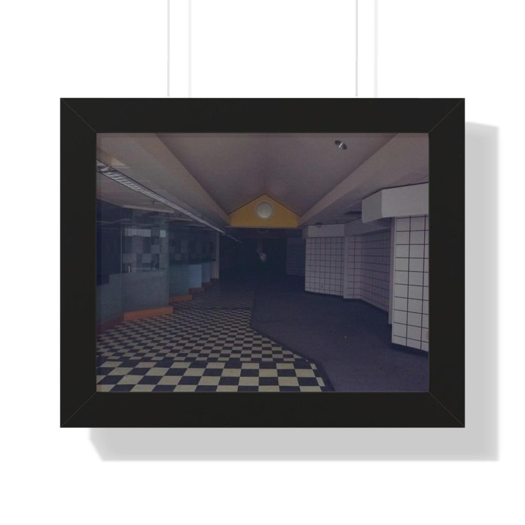 Framed Horizontal Poster, Liminal Space, Indie Art Print, Minimalist ...