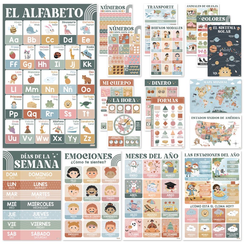 Spanish Homeschool - Etsy