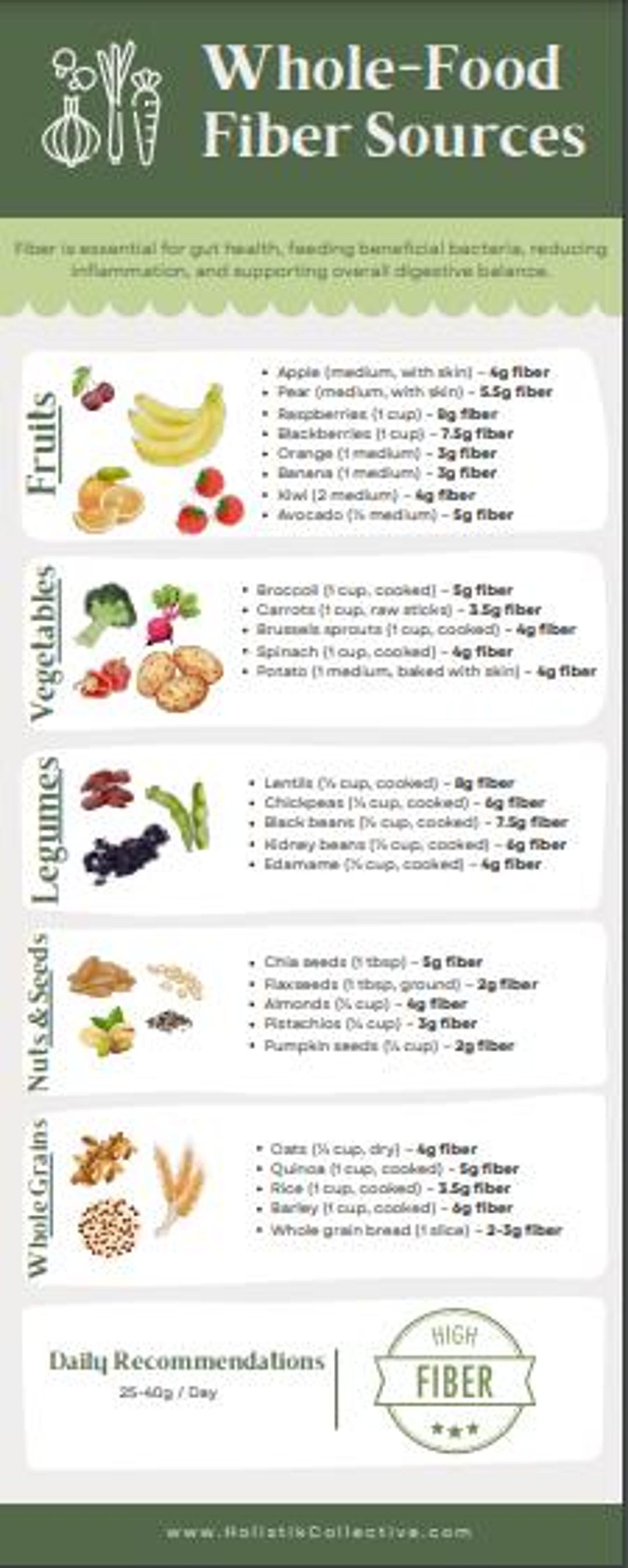 Fiber Infographic - Etsy