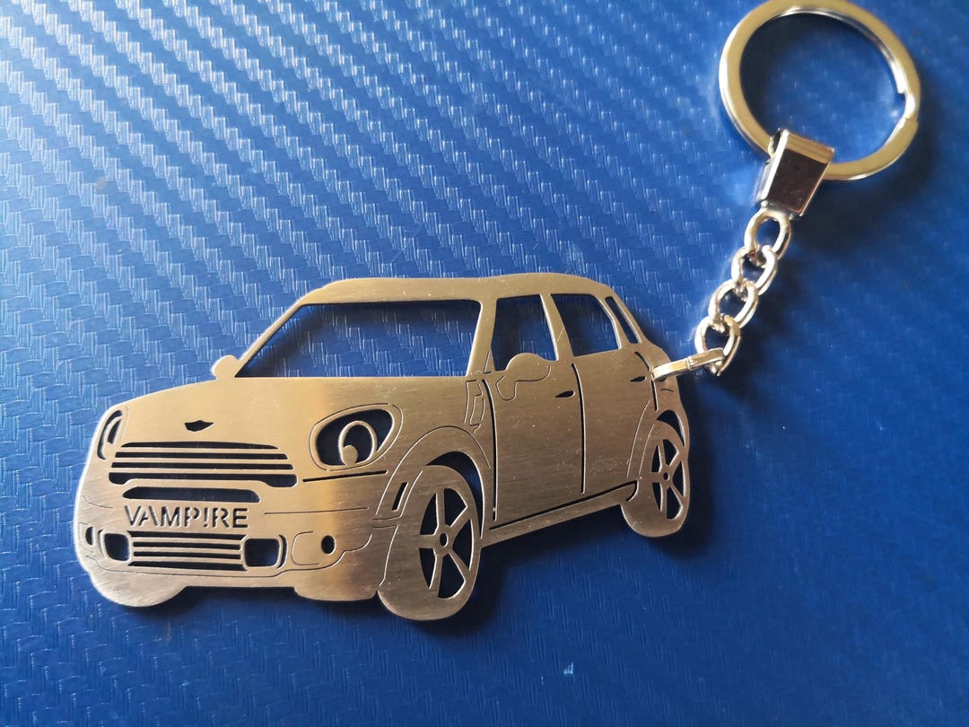 Custom Car Fan Keychain, Mini Cooper Countryman - Etsy