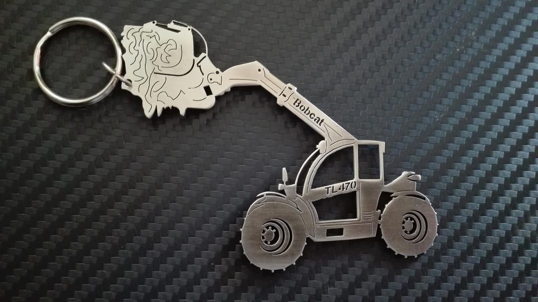 Custom Car Fan Keychain,bobcat - Etsy