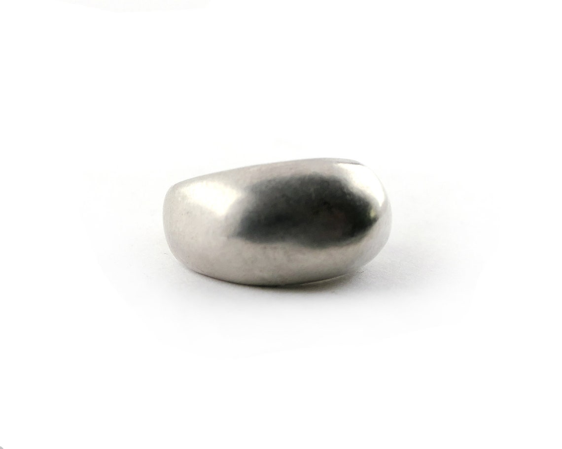 Sterling Silver Pebble Ring Inspired by Nature Stone Ring Stone Ring ...
