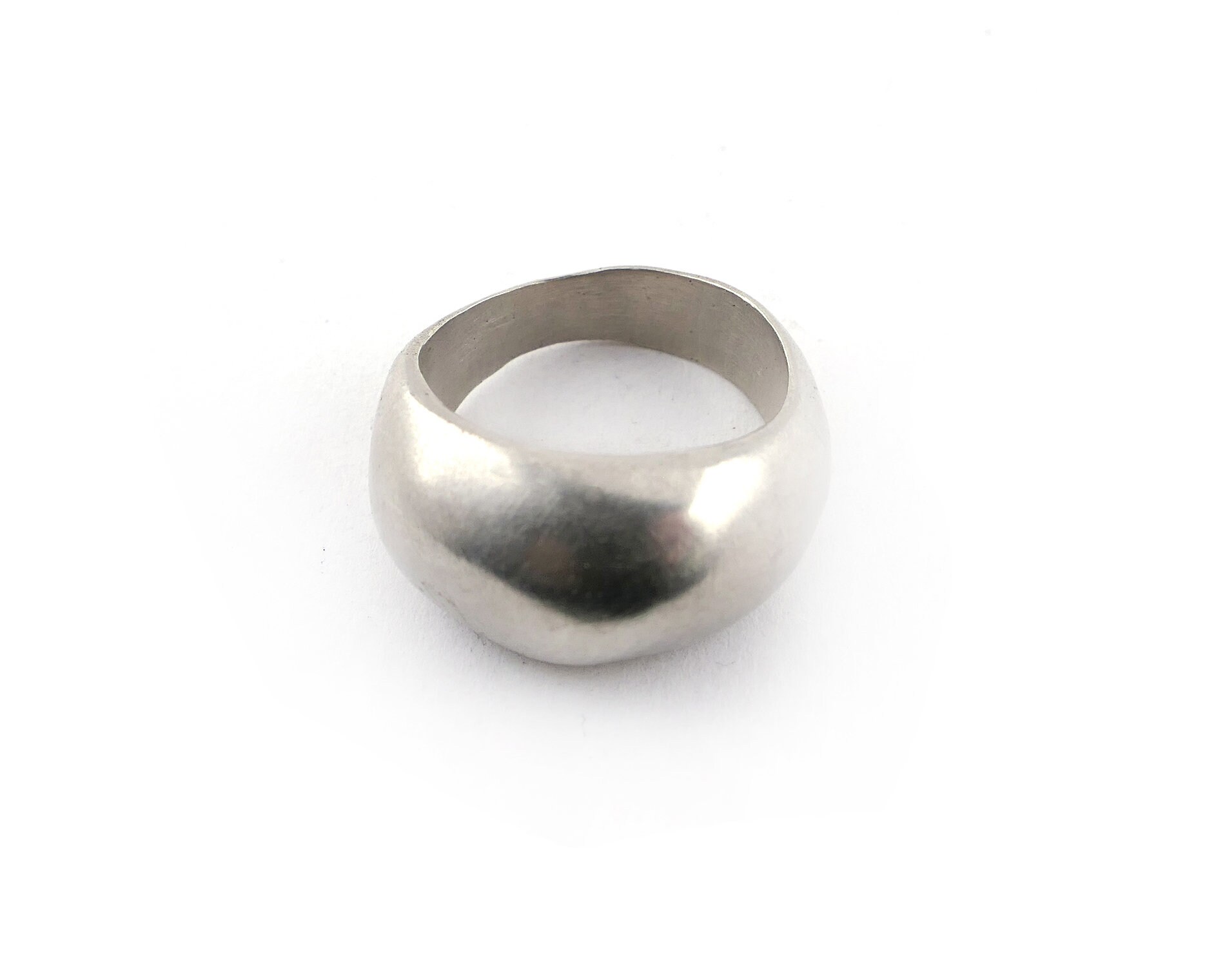 Sterling Silver Pebble Ring Inspired by Nature Stone Ring Stone Ring ...