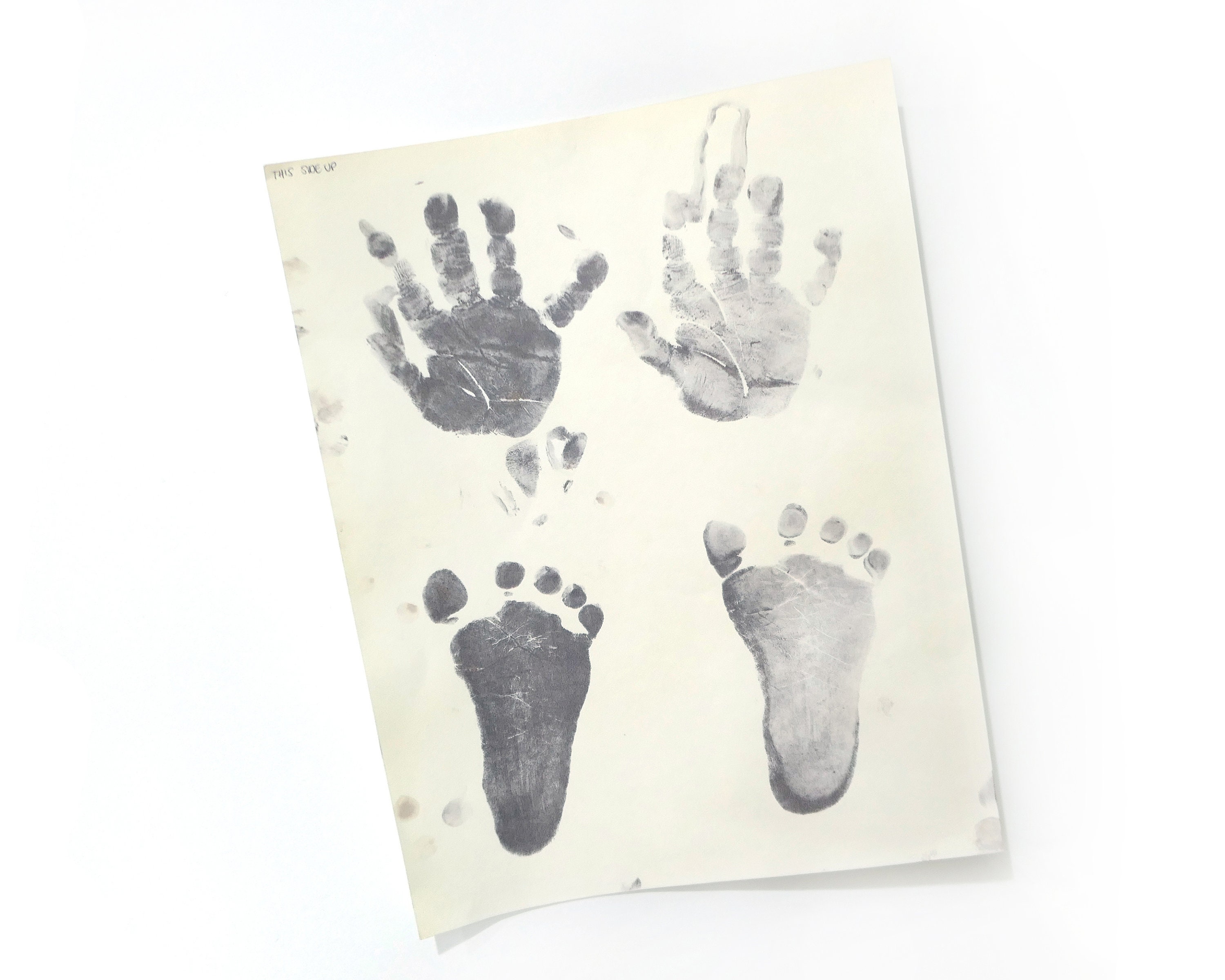 Inkless Wipe Handprint Kit Baby Handprint Kit DIY Baby - Etsy
