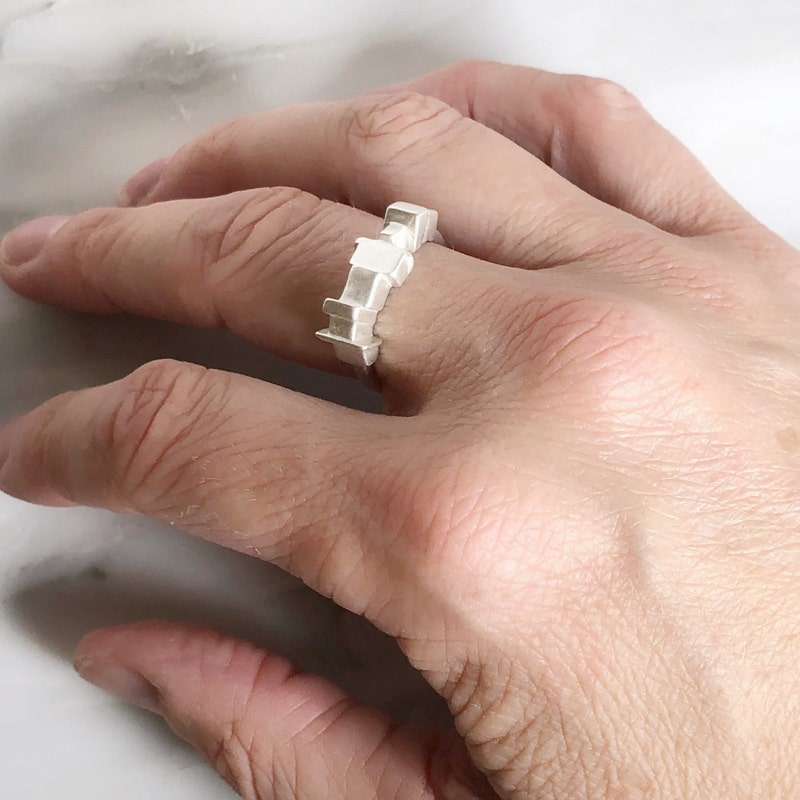 Modern Ring - Etsy