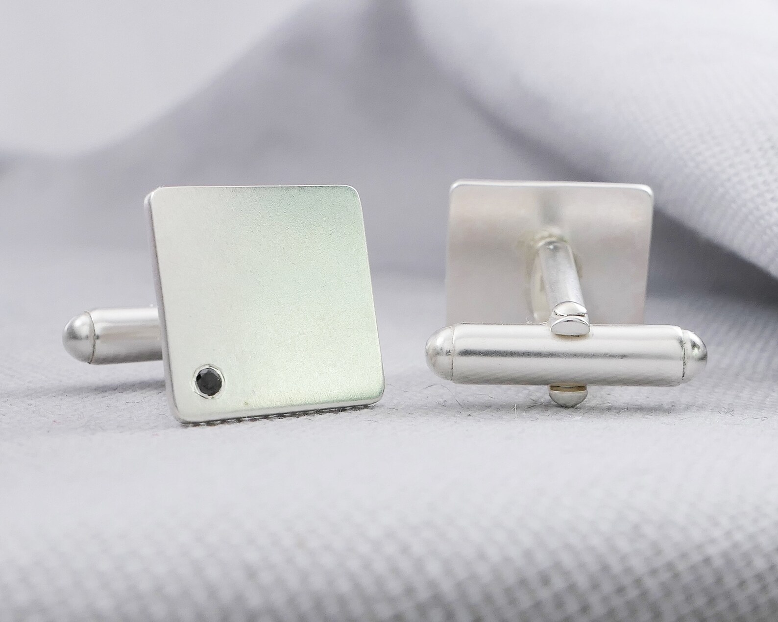 Black Diamond Set Cufflinks Timeless Cuff Links Diamond Cufflinks ...