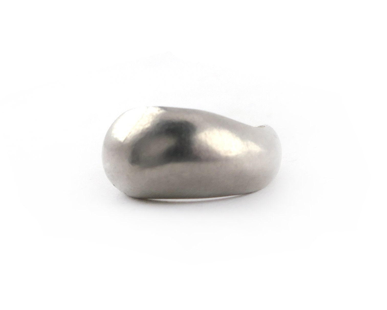 Sterling Silver Pebble Ring Inspired by Nature Stone Ring Stone Ring ...