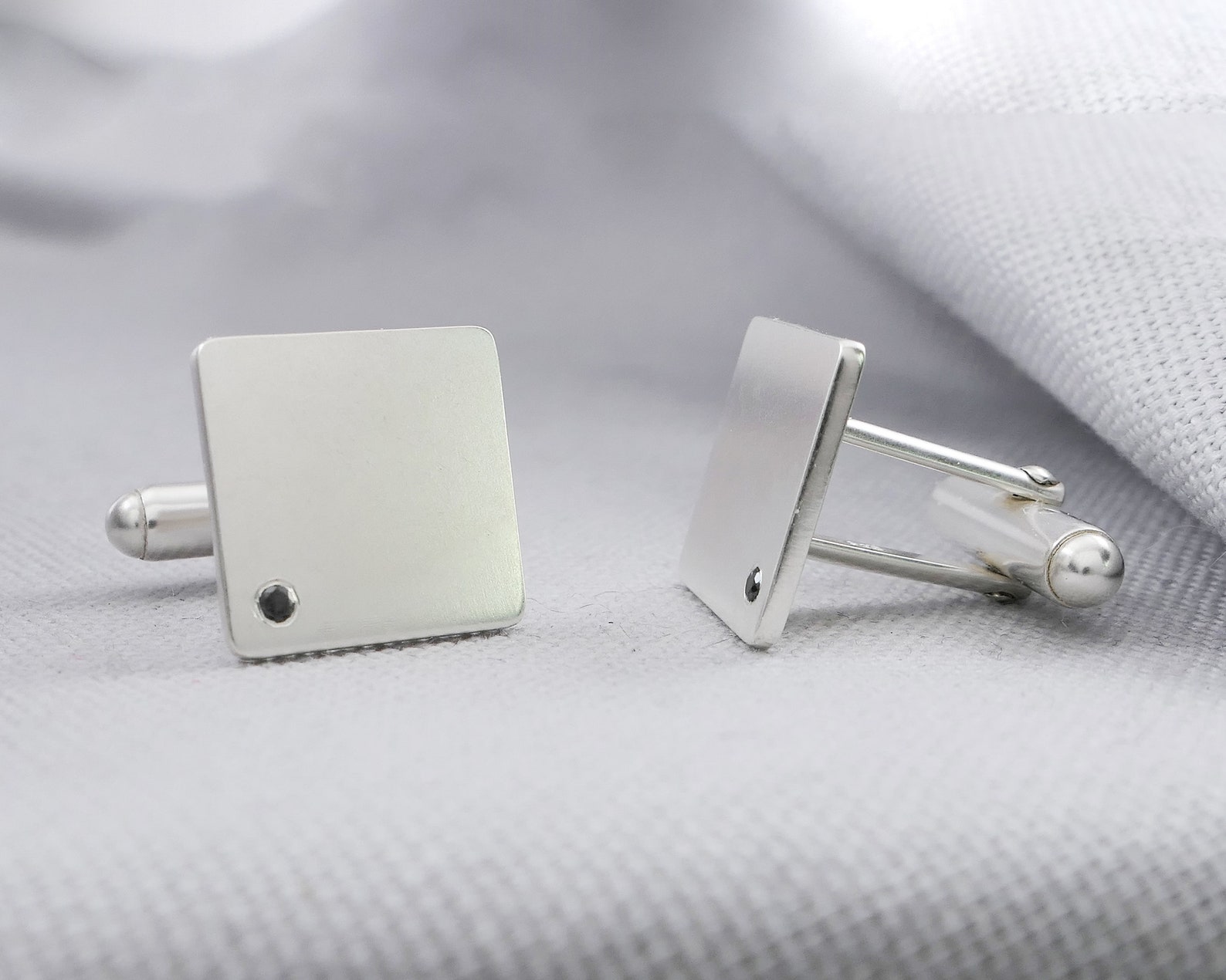 Black Diamond Set Cufflinks Timeless Cuff Links Diamond Cufflinks ...