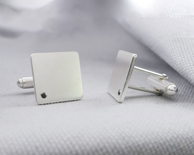 Black Diamond Set Cufflinks Timeless Cuff Links Diamond Cufflinks ...