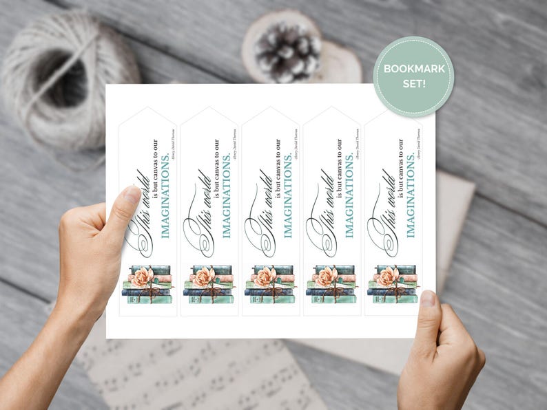 Blind Date With a Book Printable Set, Book Tags, Bookmarks Bundle, Book ...