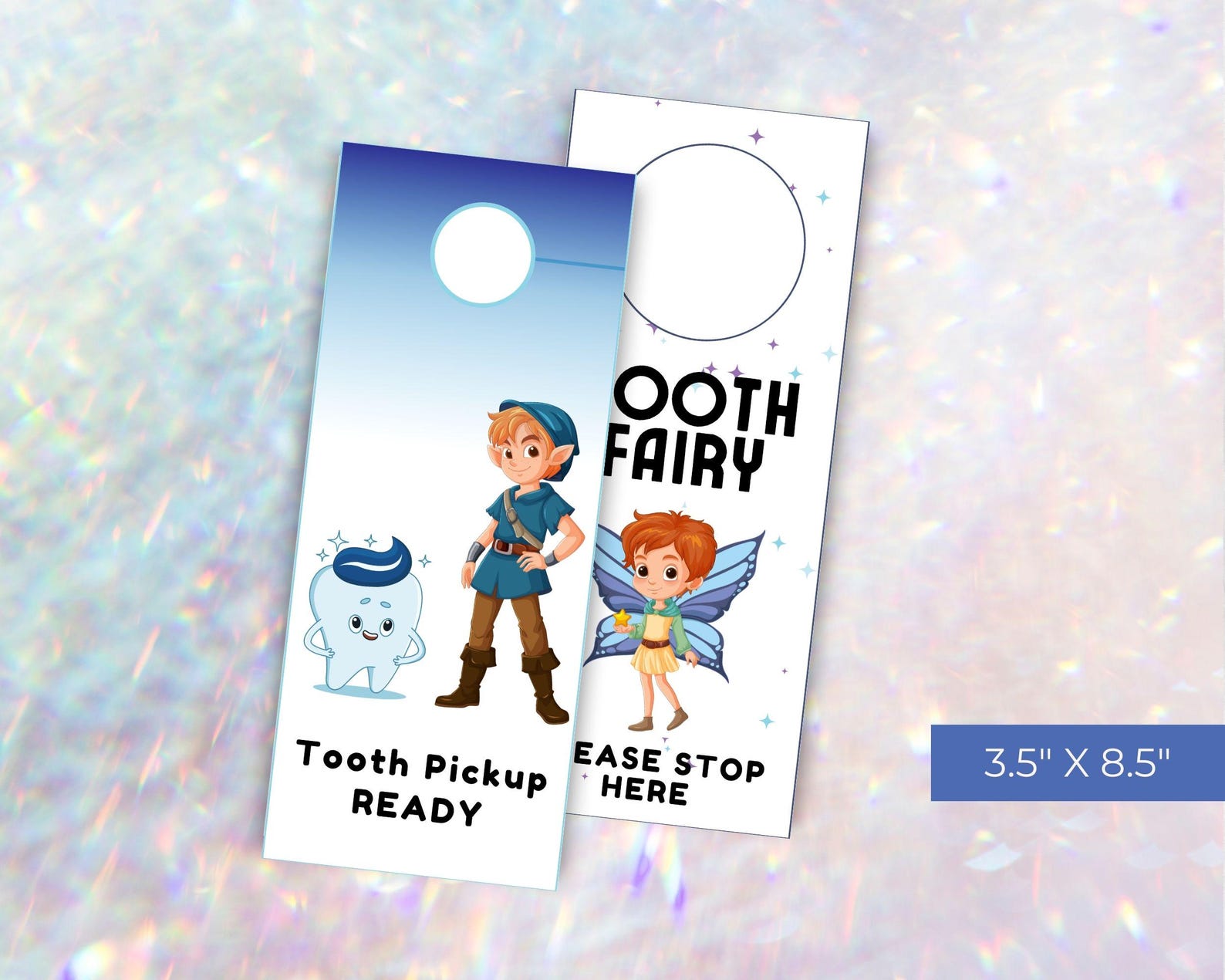 Tooth Fairy Door Hanger, Tooth Fairy Letter Extras, Printable Lost ...