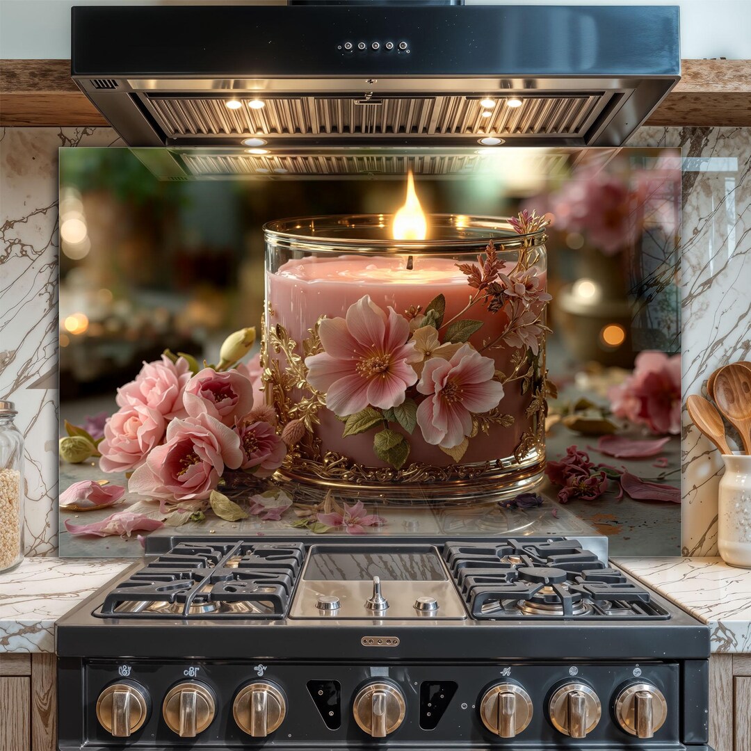 Tempered Glass Kitchen Backsplash – 8K UV Printed, Easy Clean - Etsy