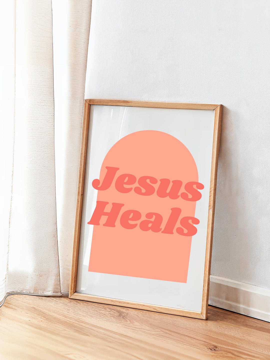 Jesus Heals Poster, Christian Poster, Christian Print, Jesus Artwork ...