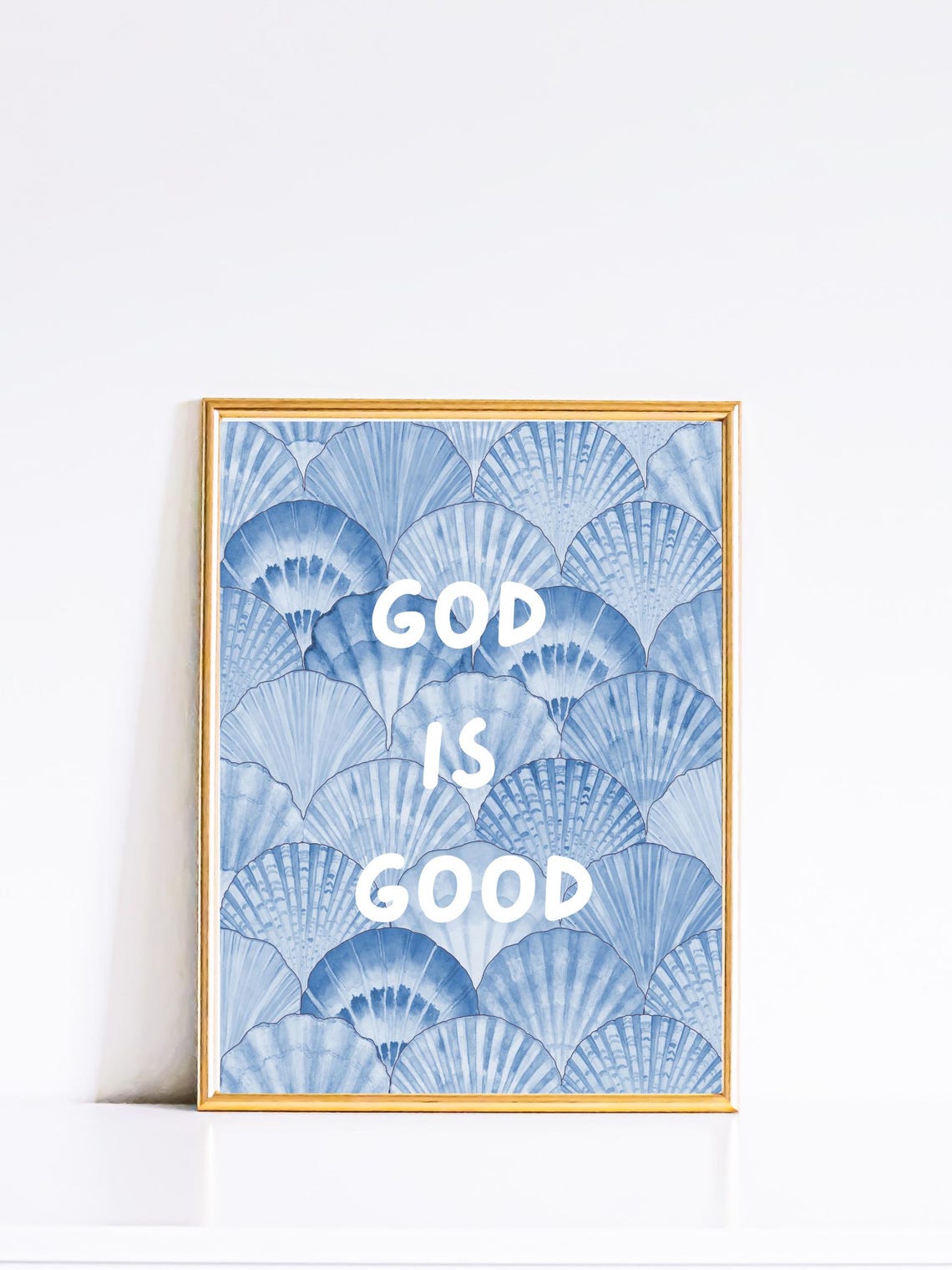 Coastal Christian Wall Art, "god is Good" Wall Art, Home Decor ...