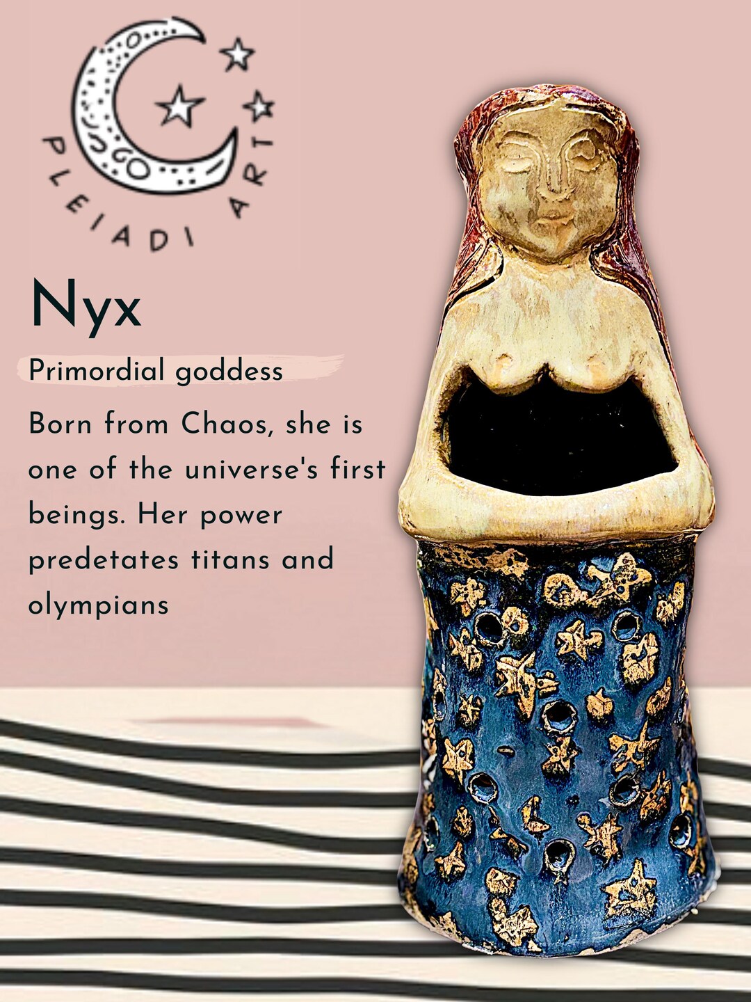 Nyx-primordial Goddess Altar Piece and Lantern - Etsy
