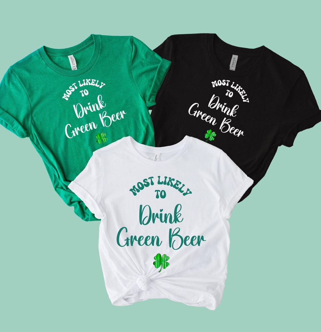 Custom St. Patrick's Day Bachelorette & Group Party Shirts, Funny Irish ...