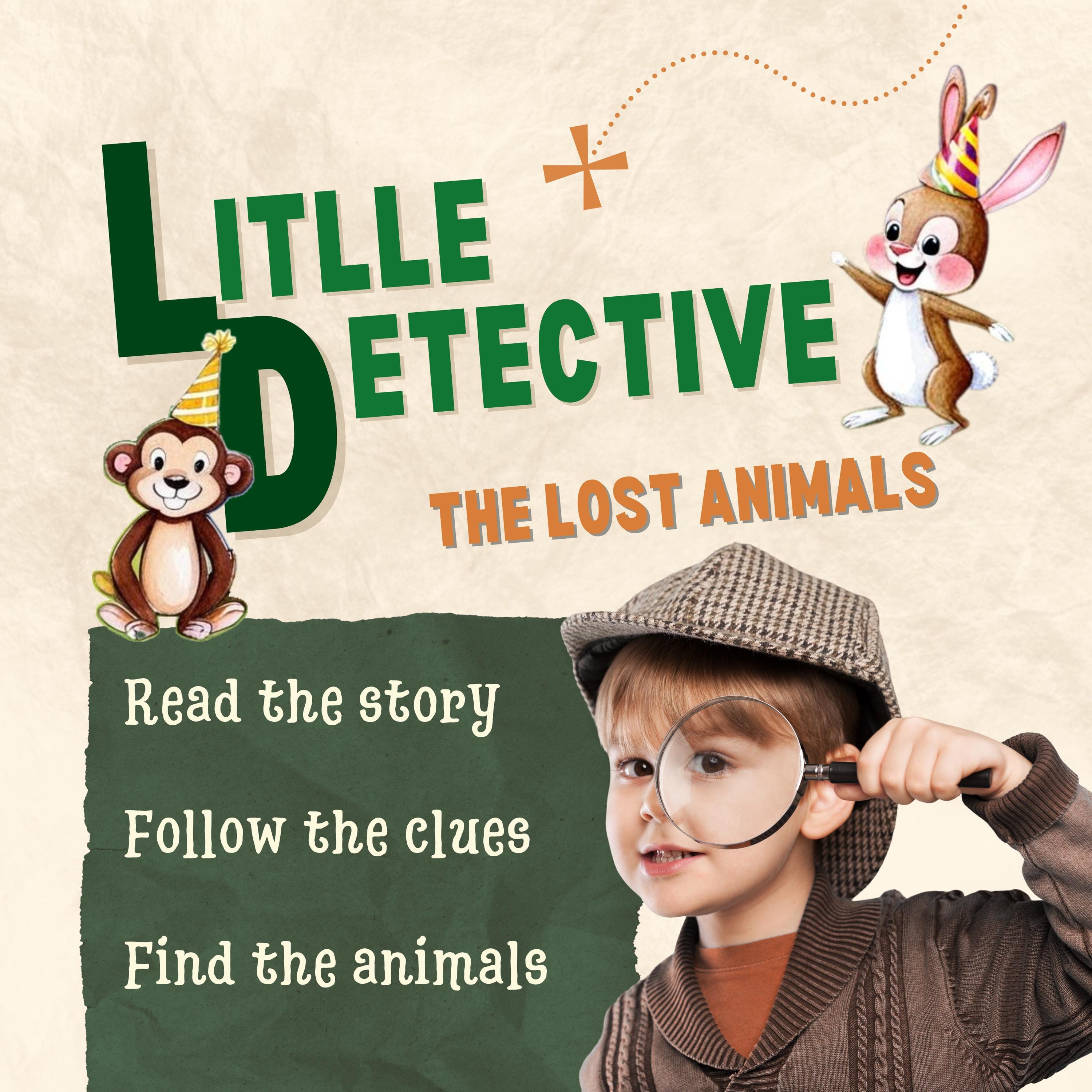 Detective Game for Toddlers, Printable Preschool Activity, Scavenger ...