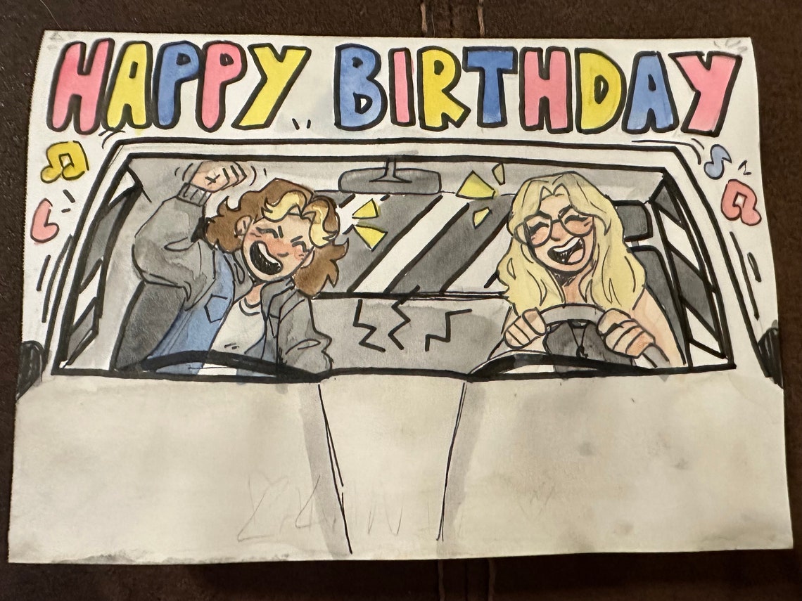 Custom Made Greeting Card - Etsy