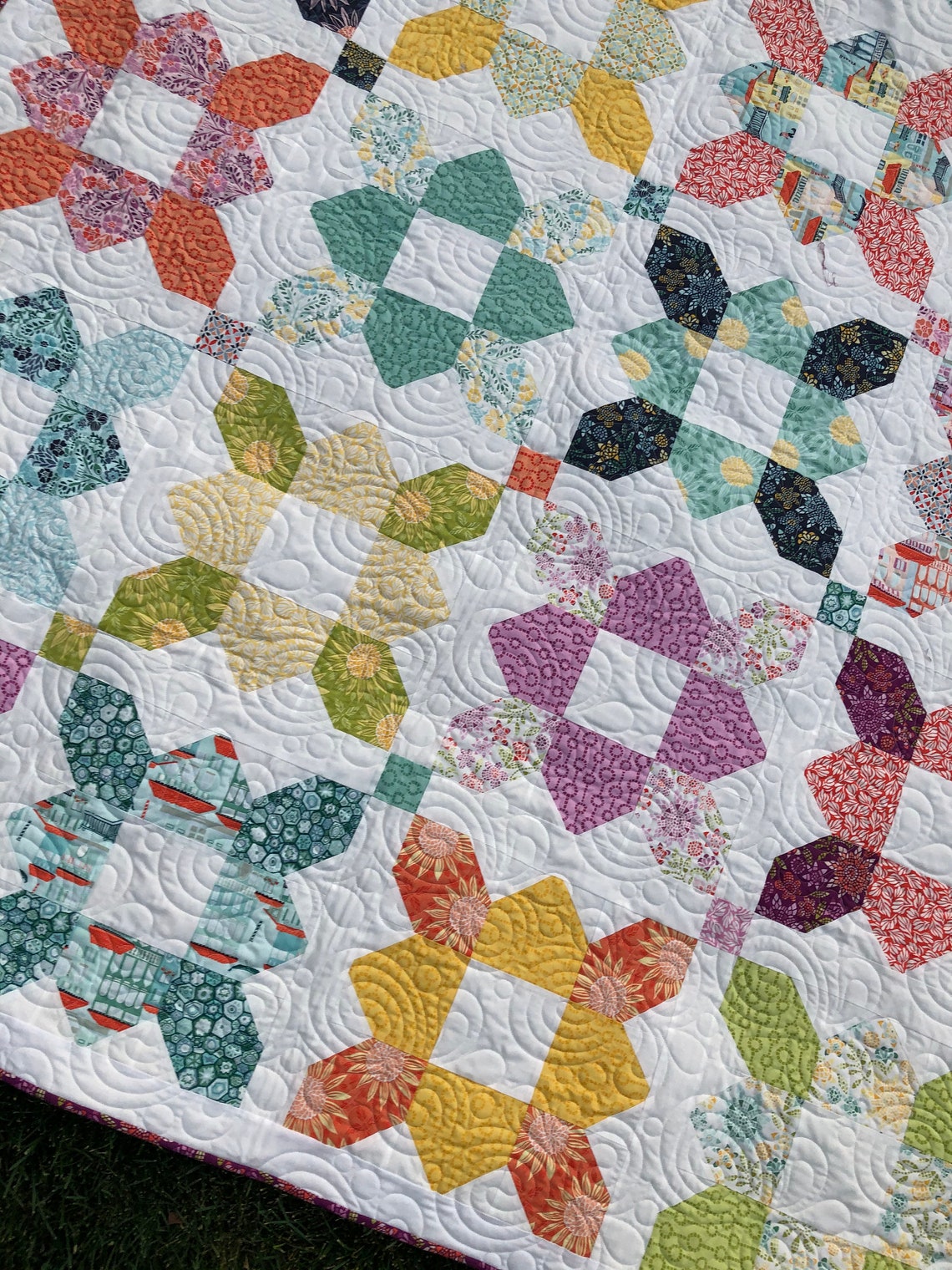 Prairie Flower Quilt - Etsy