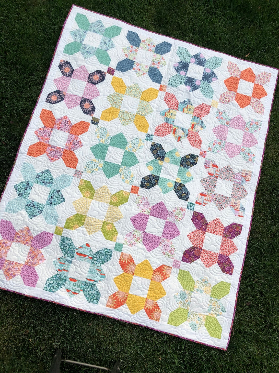 Prairie Flower Quilt - Etsy