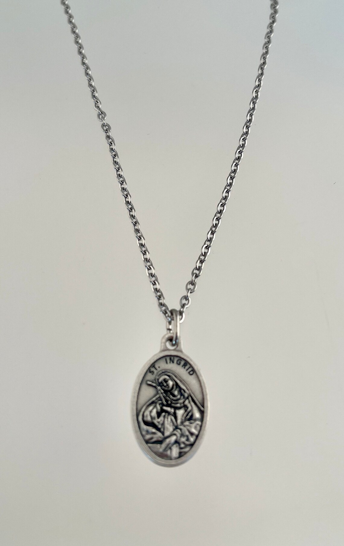 Saint Ingrid of Sweden Blessed Ingrid Medal Necklace - Etsy