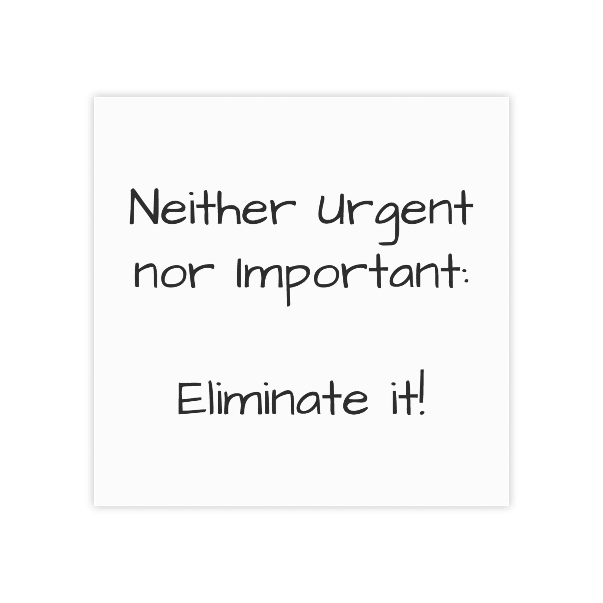 Sticky Notes, Eisenhower Matrix - Prioritize Work, Organization, Time ...