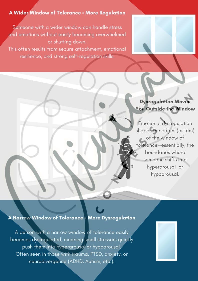 Window of Tolerance | Emotion Regulation | Digital Download - Etsy