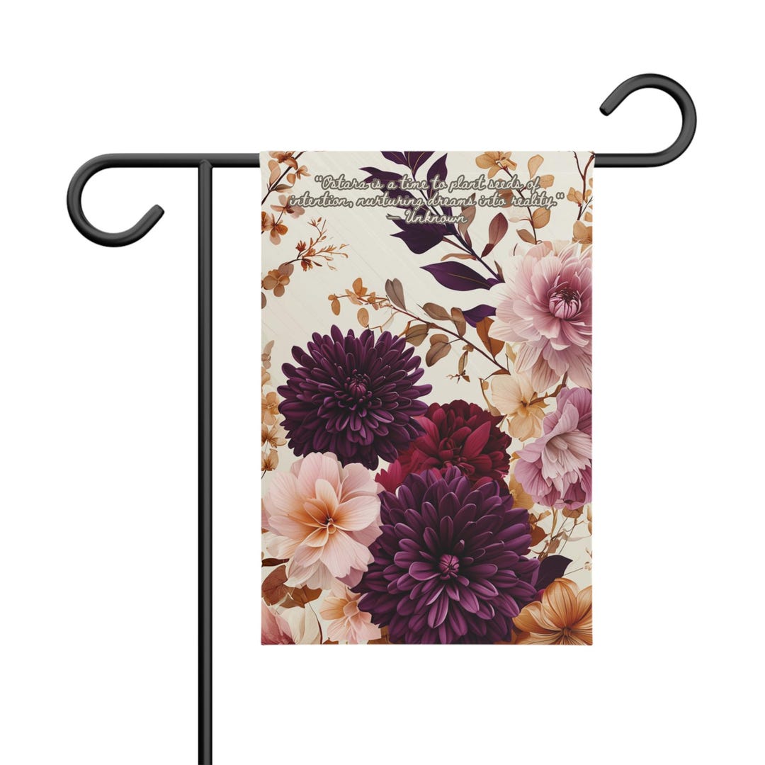 Ostara Spring Garden Banner – Celebrate Spring Equinox Outdoors - Etsy