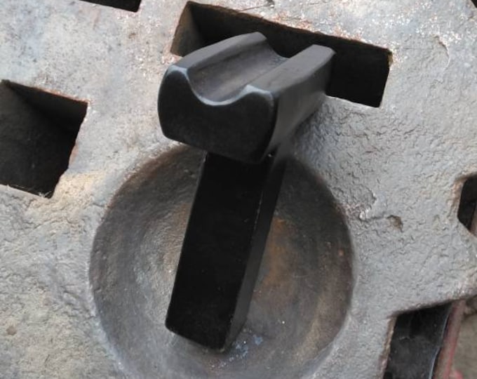 Blacksmith Bolster Plate With Handle, 1/4" - 3/4" Punch Tool - Etsy