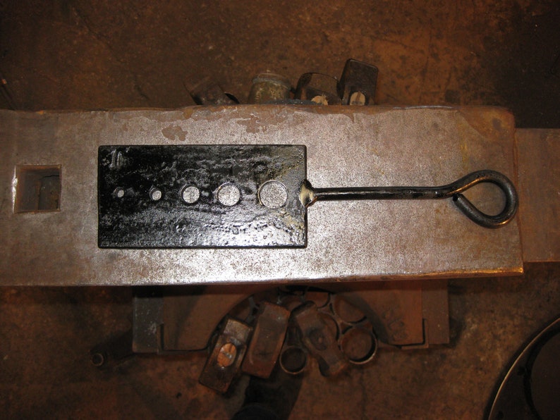 Blacksmith Bolster Plate With Handle 1/4 3/4 - Etsy